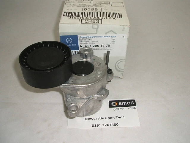 NEW GENUINE MERCEDES-BENZ OM651 Belt Tensioner With Pulley A6512001770 ...