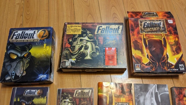 RARE FALLOUT 1 + 2 + Tactics PC BIG BOX RARE SET $999.00 - PicClick CA
