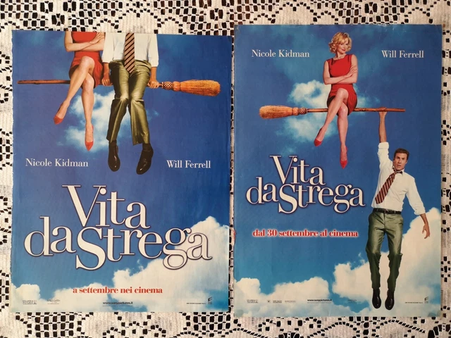 VITA DA STREGA Bewitched Poster A4 Nicole Kidman Will Ferrell Cinema ...