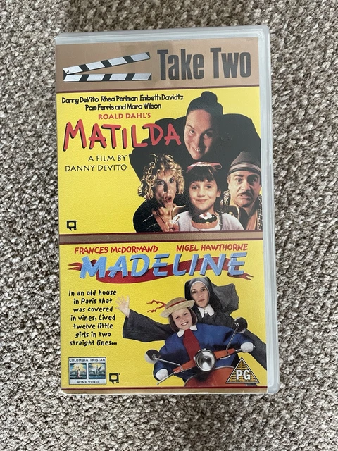 VINTAGE MATILDA & Madeline VHS Tapes Take Two On One Tape Rare Copy £5. ...