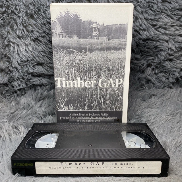 TIMBER GAP VHS Tape 2000 HAVC Exploitation Protest Documentation ...
