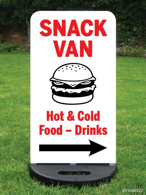 SNACK VAN SIGNS Burger Van Signs Catering Trailer Signs Cafe Signs ...