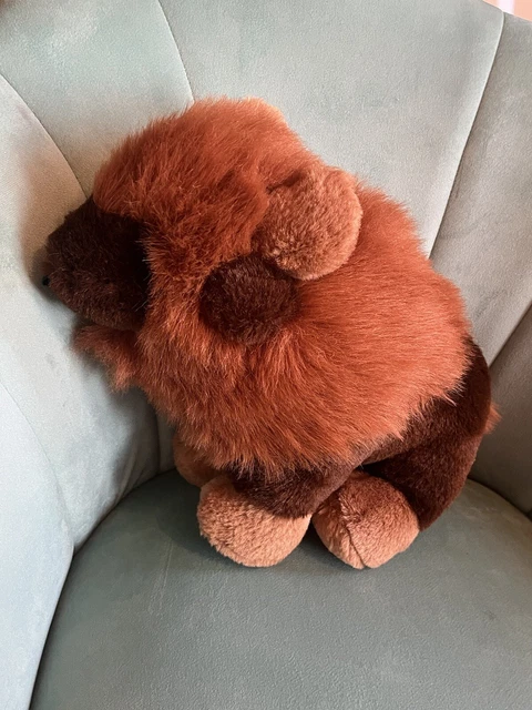 WOOLLY RAM SOFT Toy Brown Sheep Plush Cuddly Toy Furrytails Fluffy ...