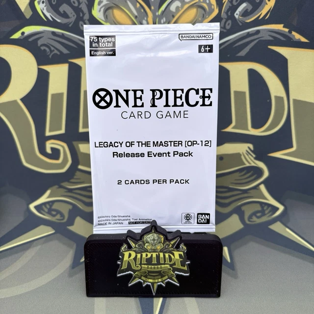 ONE PIECE TCG: Legacy of the master OP-12 Release Event pack - 1 X ...