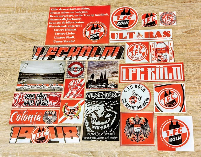 AUFKLEBER MIX ULTRAS 1. FC Köln 22x Sticker Fanszene Sammlung Cologne ...
