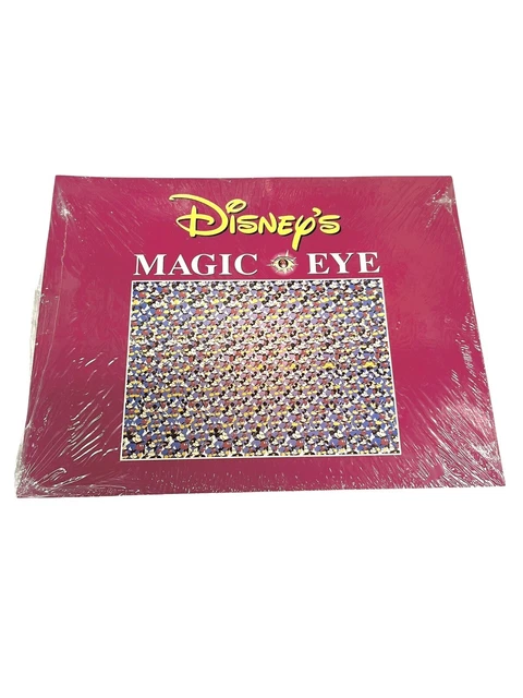 1994 DISNEY'S MAGIC Eye 3-D Illusions Book Andrews & McMeel New Sealed ...