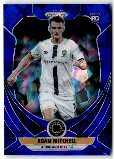 2025 PANINI PRIZM Club World Cup N º 28 Adam Mitchell Rookie Azul Ice ...