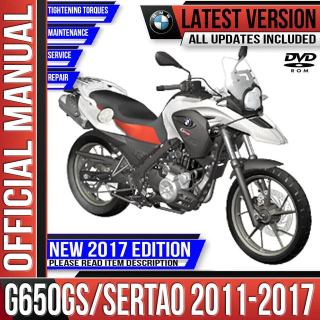 BMW G650GS / Sertao Workshop manuel de réparation 2011 - 2017 R13 G 650 GS EUR 12,30 - PicClick FR