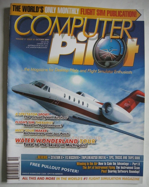 COMPUTER PILOT MAGAZINE Oct 2007 Desktop Pilots & Flight Simulator ...