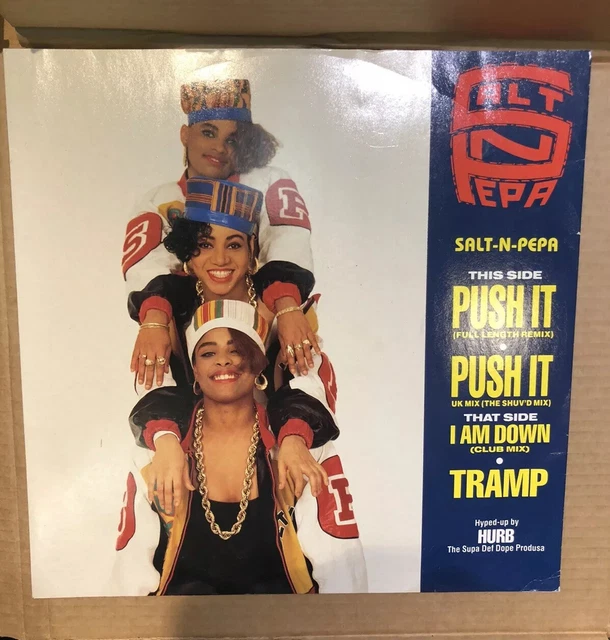 SALT N PEPA push it 12 INCH EX/EX, FFRRX 2, vinyl, single, hip-hop, pop ...