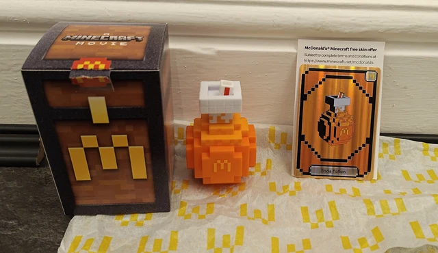 MCDONALD’S MINECRAFT MOVIE Toy 2025 Soda Potion Collectible #6 £11.12 ...
