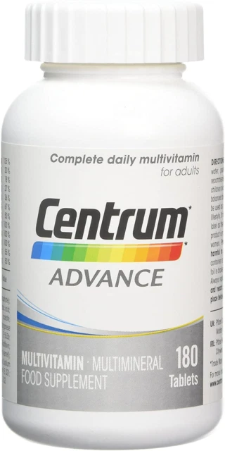 CENTRUM ADVANCE MULTIVITAMINS & Minerals Tablet | 180 Tablets 6 Month’s ...