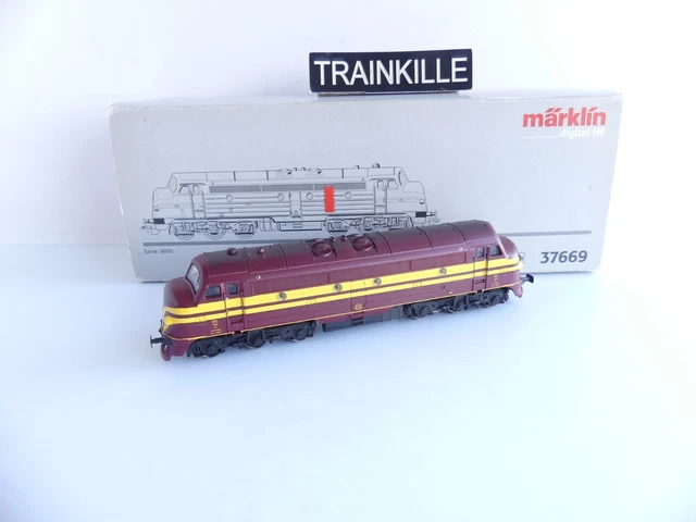 37669 MARKLIN HO 3 Rails Locomotive Diesel Cfl Serie 1600 / 1604 ...