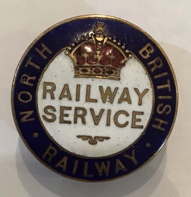 RARE NORTH BRITISH Railway WW1 Enamel Service Badge £975.00 - PicClick UK