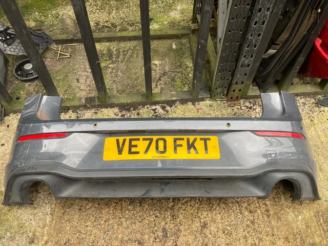 VW GOLF GTI Mk8 Genuine Rear Bumper + Diffuser Complete 2020 2021 2022 ...