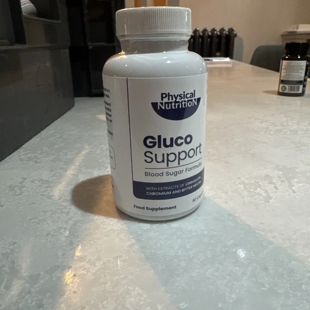 PHYSICAL NUTRITION GLUCO Support Blood Sugar Formula - 90 Capsules BBD ...