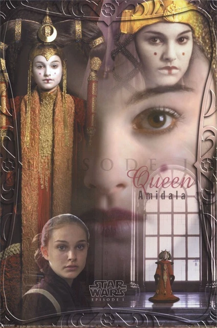 STAR WARS EPISODE 1 The Phantom Menace Vintage 1999 Queen Amidala - New ...