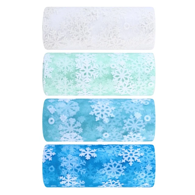 4 ROLL TULLE Rolls Tulle Table Skirt Fabric Ribbon Party Sewing ...