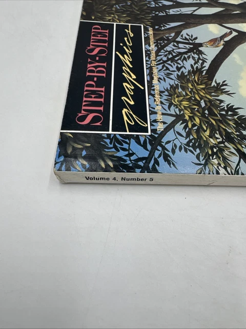 VINTAGE STEP-BY-STEP GRAPHICS Magazine July August 1988 Braldt Bralds ...