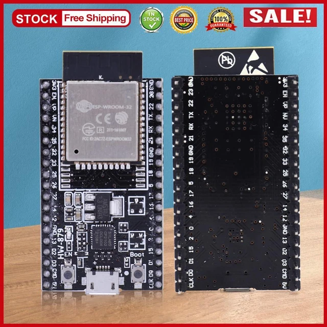 NUOVA SCHEDA DI sviluppo ESP32 500 mA ESP32-DevKitC scheda di base WiFi Bluetooth-compat EUR 76 ...