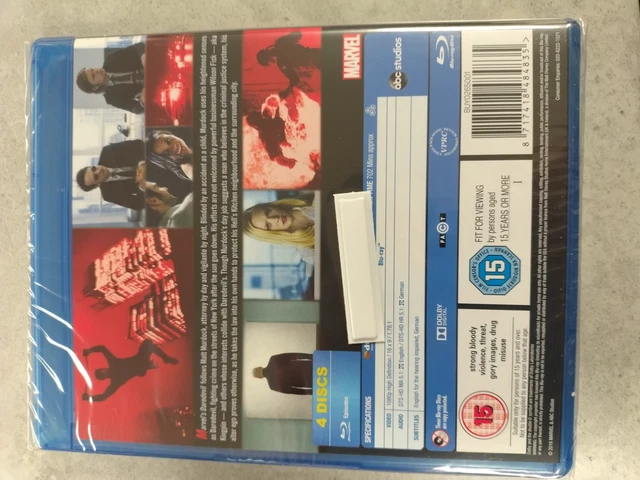 DAREDEVIL: COMPLETE FIRST Season 1 [15] Blu-ray Box Set Netflix Series ...