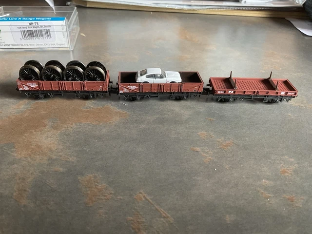 MODEL RAILWAY GOODS Wagons With Load N Gauge £31.92 - PicClick UK