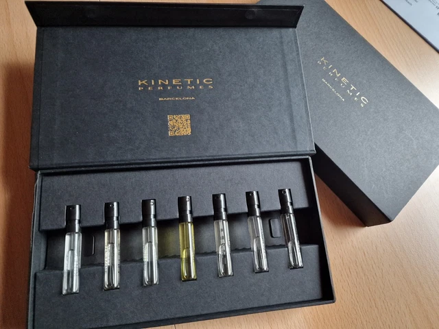 KINETIC PERFUMES DISCOVERY Set Samples Sillage Kayu Aura L'Una EUR 35 ...
