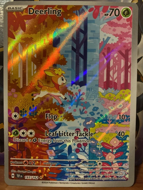 DEERLING 165/162 - Illustration Rare Holo Art Plein Forces Temporelles ...