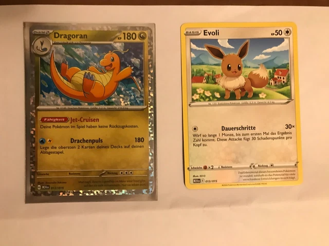 POKEMON KARTEN DEUTSCH Mc Donalds 2025 Dragoran Holo, Evoli Zugabe ...