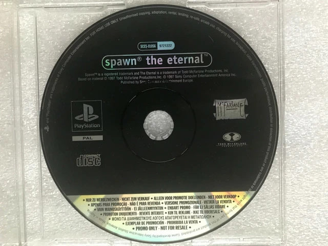 SPAWN THE ETERNAL PS1 PROMO Rare Sony PlayStation 1 Promotional UK PAL ...