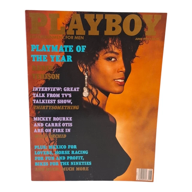 PLAYBOY MAGAZINE JUNE 1990 Rene Tenison / Bonnie Marino $36.99 ...
