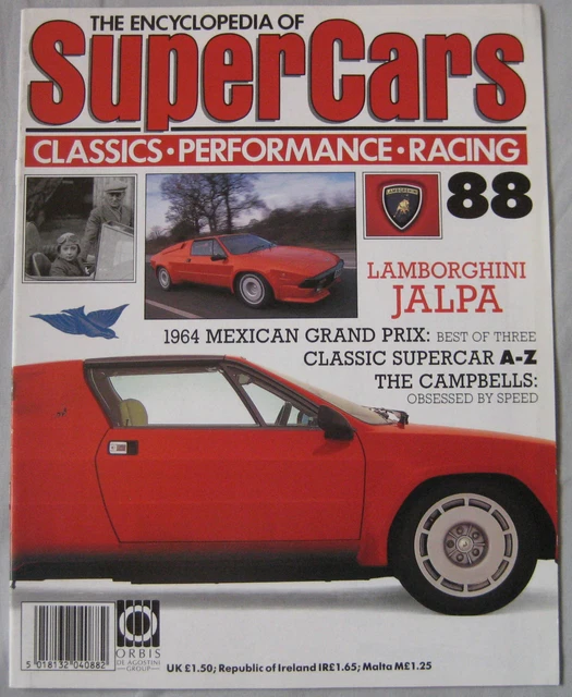 SUPERCARS MAGAZINE ISSUE 4 Featuring Lamborghini Countach cutaway, Enzo ...