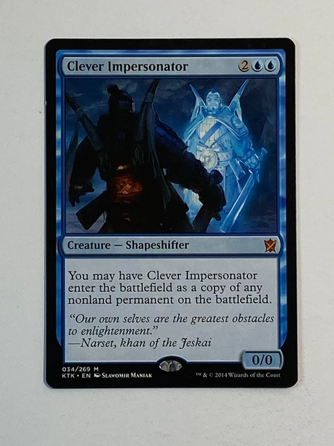 MTG CARD - 1x Clever Impersonator - Khans of Tarkir - NM - Magic The ...