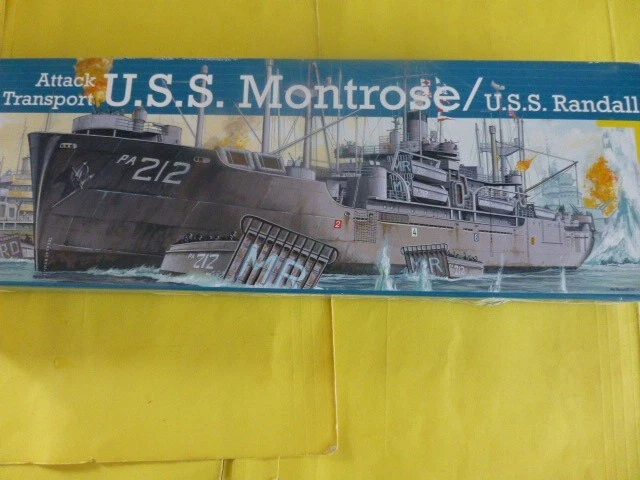 REVELL 1:375 SCALE Attack Transport U.s.s Montrose Box Is Sealed And ...