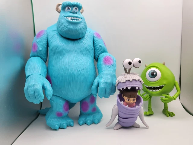 DISNEY PIXAR MONSTERS Inc Mike Sulley & Boo In Costume Figures Set £23. ...
