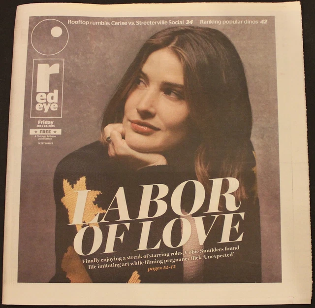 7/24/2015 RED EYE Chicago Newspaper Cobie Smulders Unexpected £11.00 ...