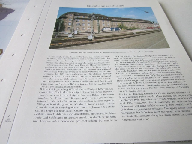 DEUTSCHES EISENBAHN ARCHIV 5 1820b Ministerium Verkehrsangelegenheiten ...