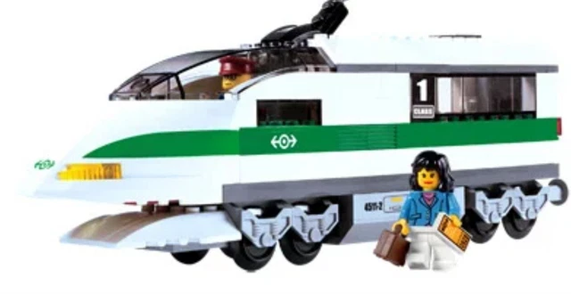 LEGO CITY RAILROAD: High Speed Train Locomotive (10157) 2004 £125.00 ...
