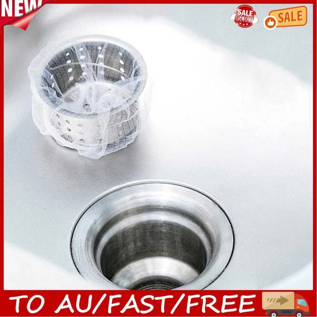 SINK DRAIN FILTER Screen Trash Strainer Garbage Mesh Bag Kitchen ...