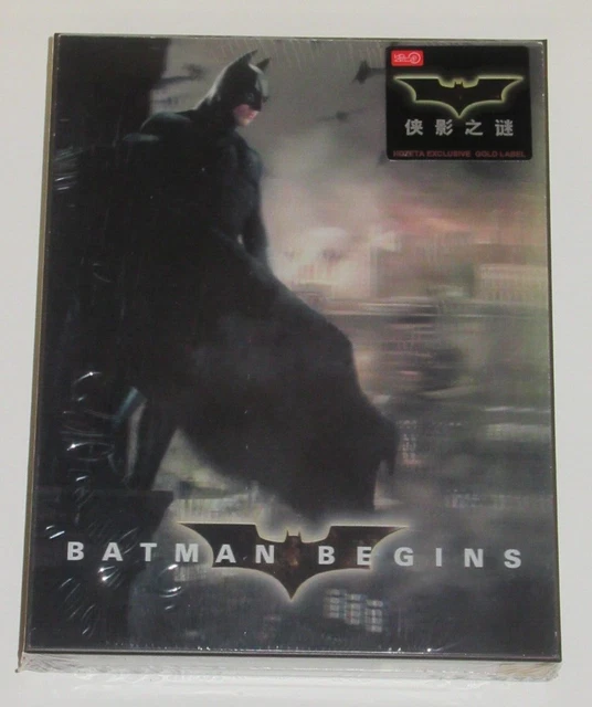 BATMAN BEGINS SINGLE Lenticular 4K Blu Ray Steelbook HDZeta Gold Label Sealed EUR 189,62 ...