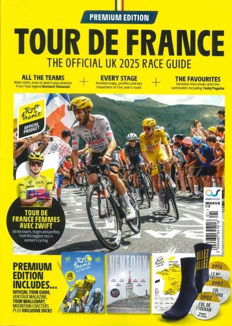 TOUR DE FRANCE Premium Edition Official 2025 Race Guide, Magazine ...