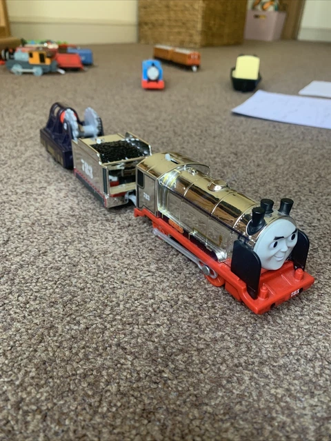 MERLIN MOTORISED TRAIN Thomas & Friends Trackmaster With Two Tenders £4 ...