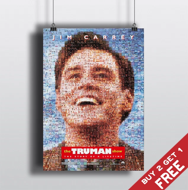 The Truman Show 1998 Filmposter Jim Carrey Film A3 A4 Fan Kunst Druck