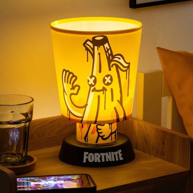FORTNITE ICON LAMP With LED Bulb With With Shade Auto Off 26.5cm Tall ...