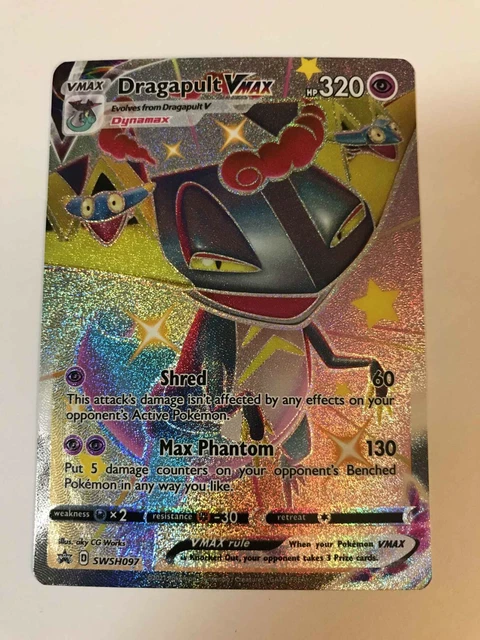 POKÉMON DRAGAPULT VMAX SWSH097 | 1 CARD + FREE PROTECTOR X16 $29.99 ...