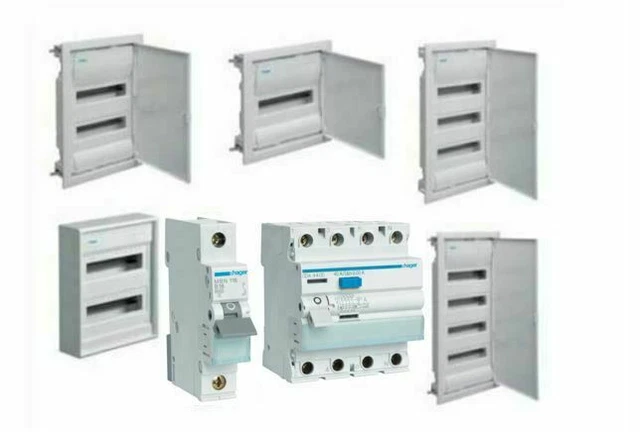 HAGER DISTRIBUTOR FUSE box sub-distribution flush-mounted/surface ...
