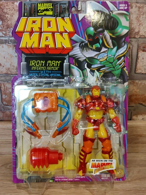 INFERNO ARMOUR IRON Man Vintage Collectible Action Figure 1996 New Very ...