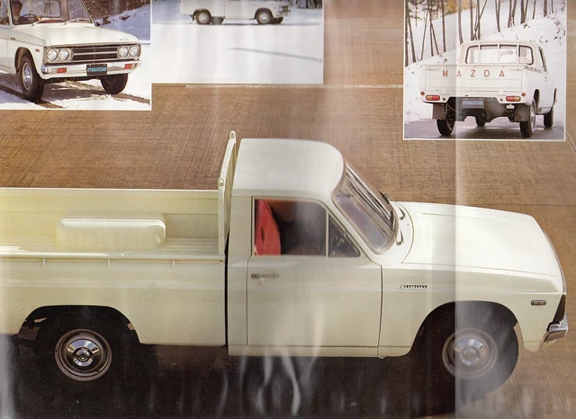 1976 MAZDA B1600 PICKUP UTE B-SERIES Japanese Brochure in English EUR ...