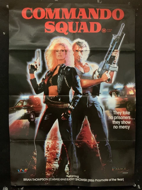 COMMANDO SQUAD RARE Palace VHS VIDEO SHOP One-Sheet POSTER cult 80s action movie EUR 54,22 ...