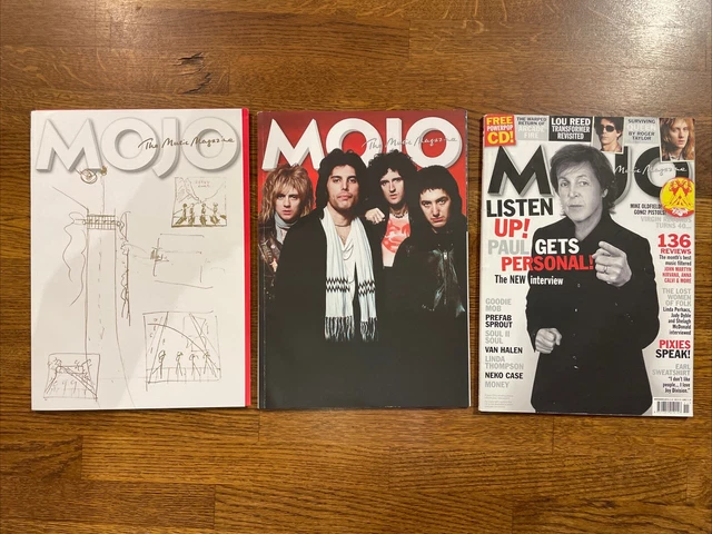 MOJO MAGAZINE X3 The Beatles Poster Paul McCartney Queen Stranglers OMD ...